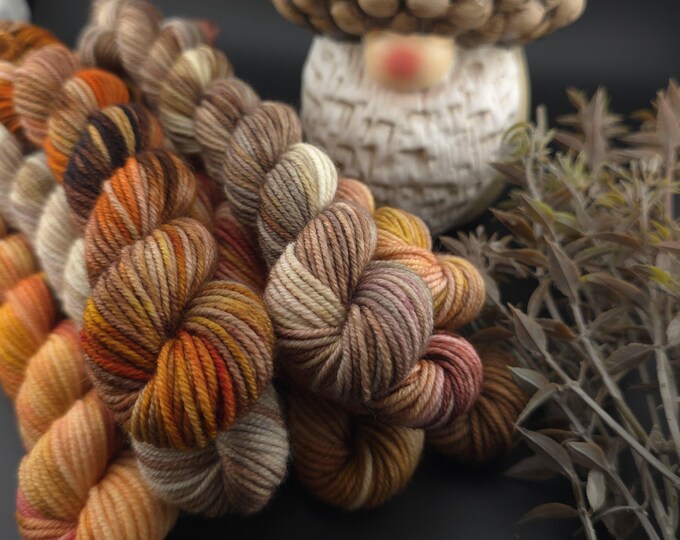 Lucky Dip Bag - AUTUMN, Hand Dyed Yarn, Seasonal Yarn, DK Yarn, 5 X 20g ...