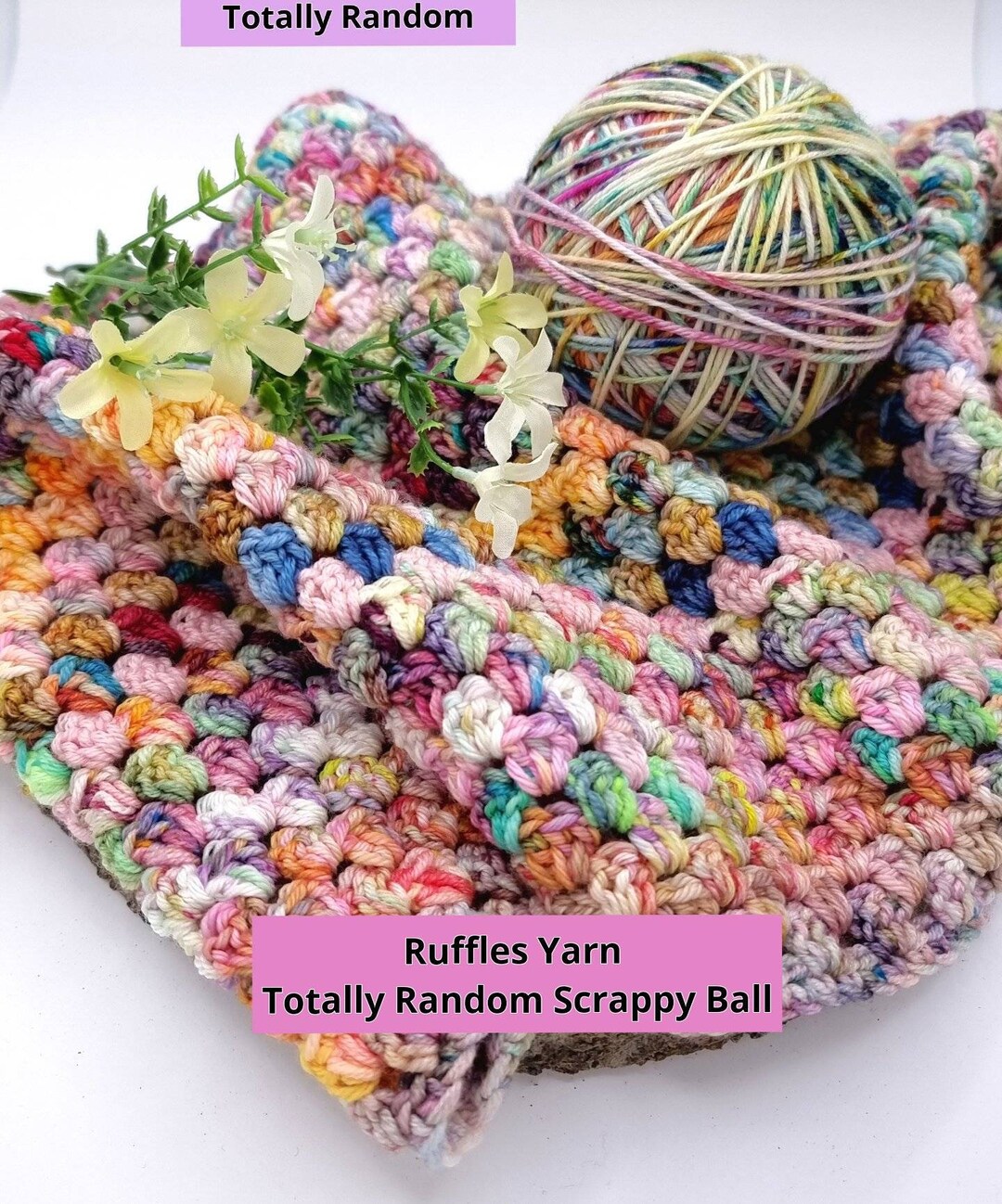 Ruffles Scrapcake ( Was Scrappy Ball)- 150g DK or 100G SOCK, Totally ...