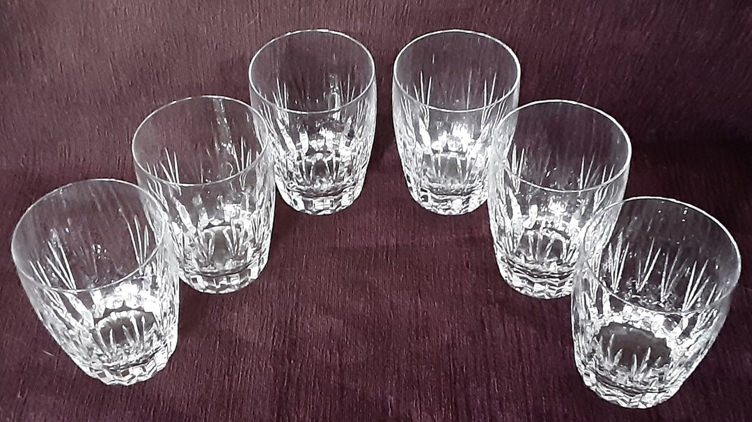STUART Crystal SALISBURY Cut 7oz Flat Barrel Tumbler - Etsy
