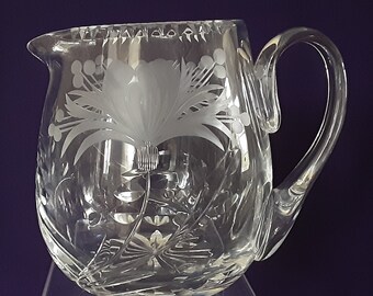 Stuart Crystal Jug - Etsy