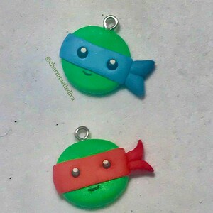 Teenage Mutant Ninja Turtles Polymer Clay Charm - Etsy
