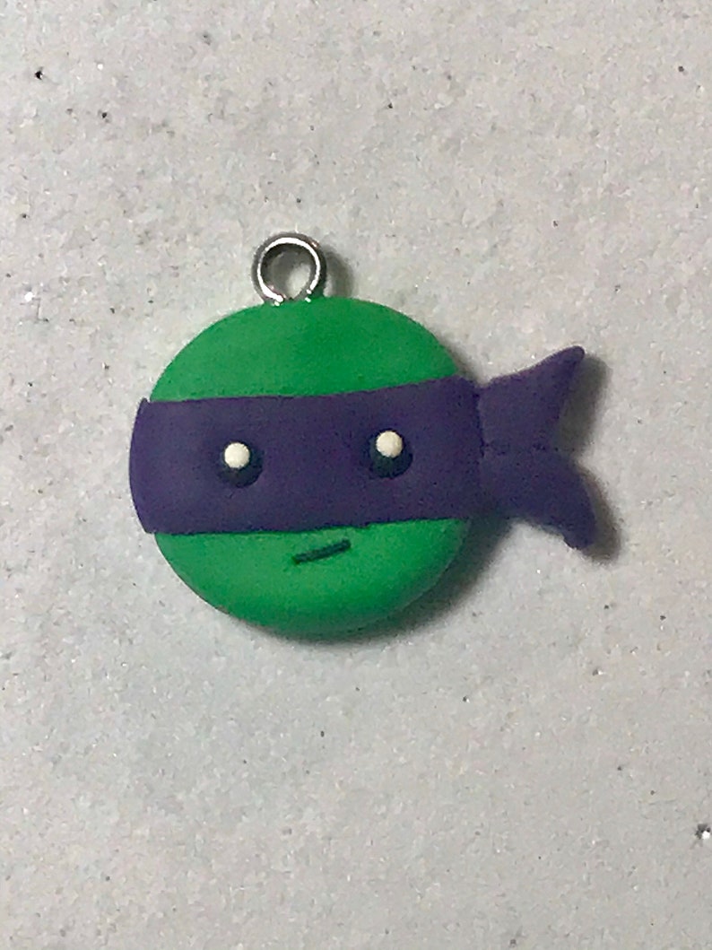 Teenage Mutant Ninja Turtles Polymer Clay Charm - Etsy