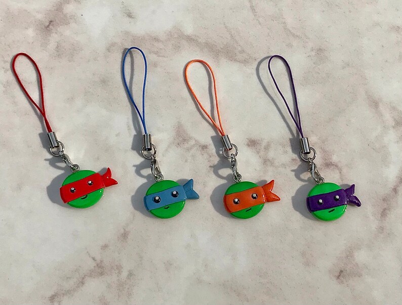 Teenage Mutant Ninja Turtles Polymer Clay Charm - Etsy