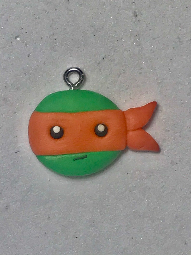 Teenage Mutant Ninja Turtles Polymer Clay Charm - Etsy