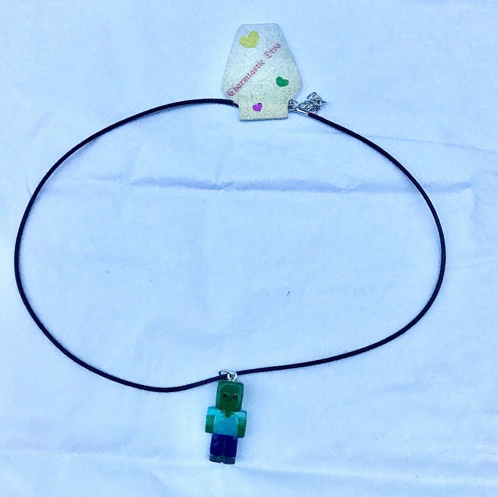 Minecraft Character Charm Necklace | Etsy Canada