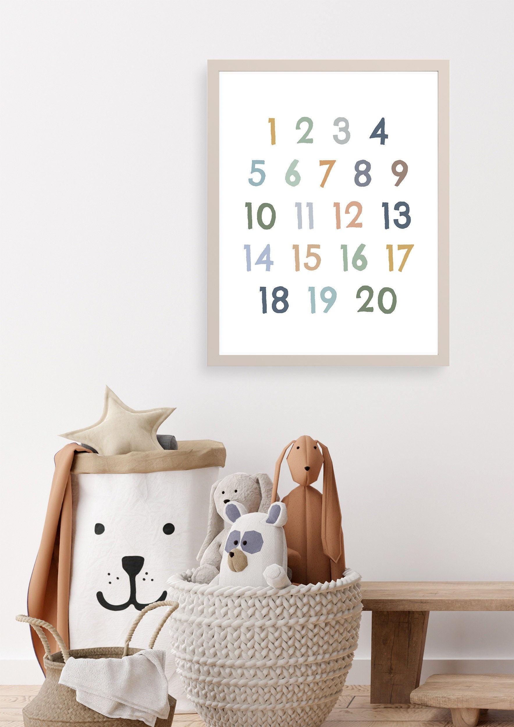 DIGITAL FILE, Numbers, Playroom Decor, Kids Room Decor, Playroom Prints ...