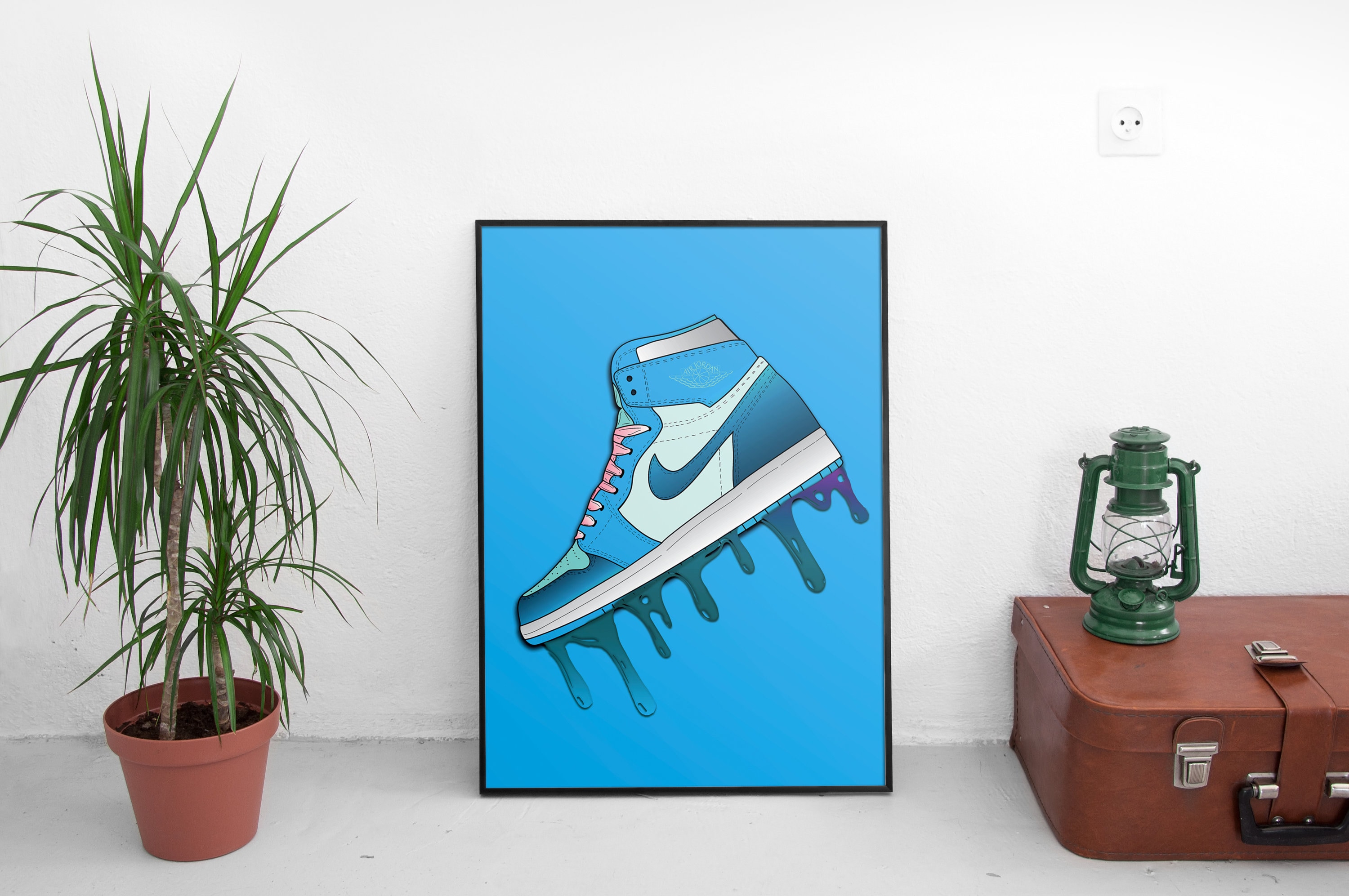Nike Air Jordan 1 Drip Poster / Shoe Poster / Illustrations - Etsy UK