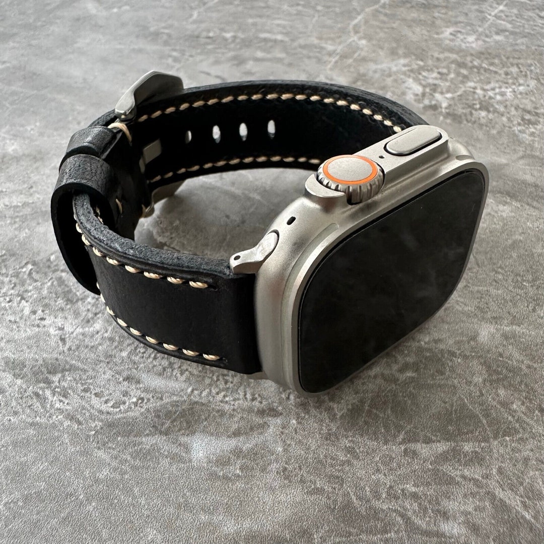 Personalised Custom Engraved Premium Quality Thick Black Soft Leather ...