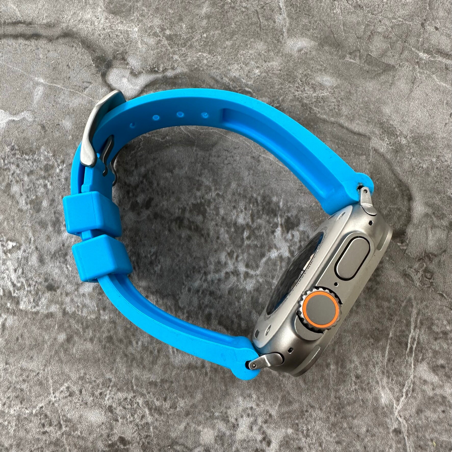 Baby Blue Rubber Silicone Watch Strap Band for NEW Apple Watch - Etsy