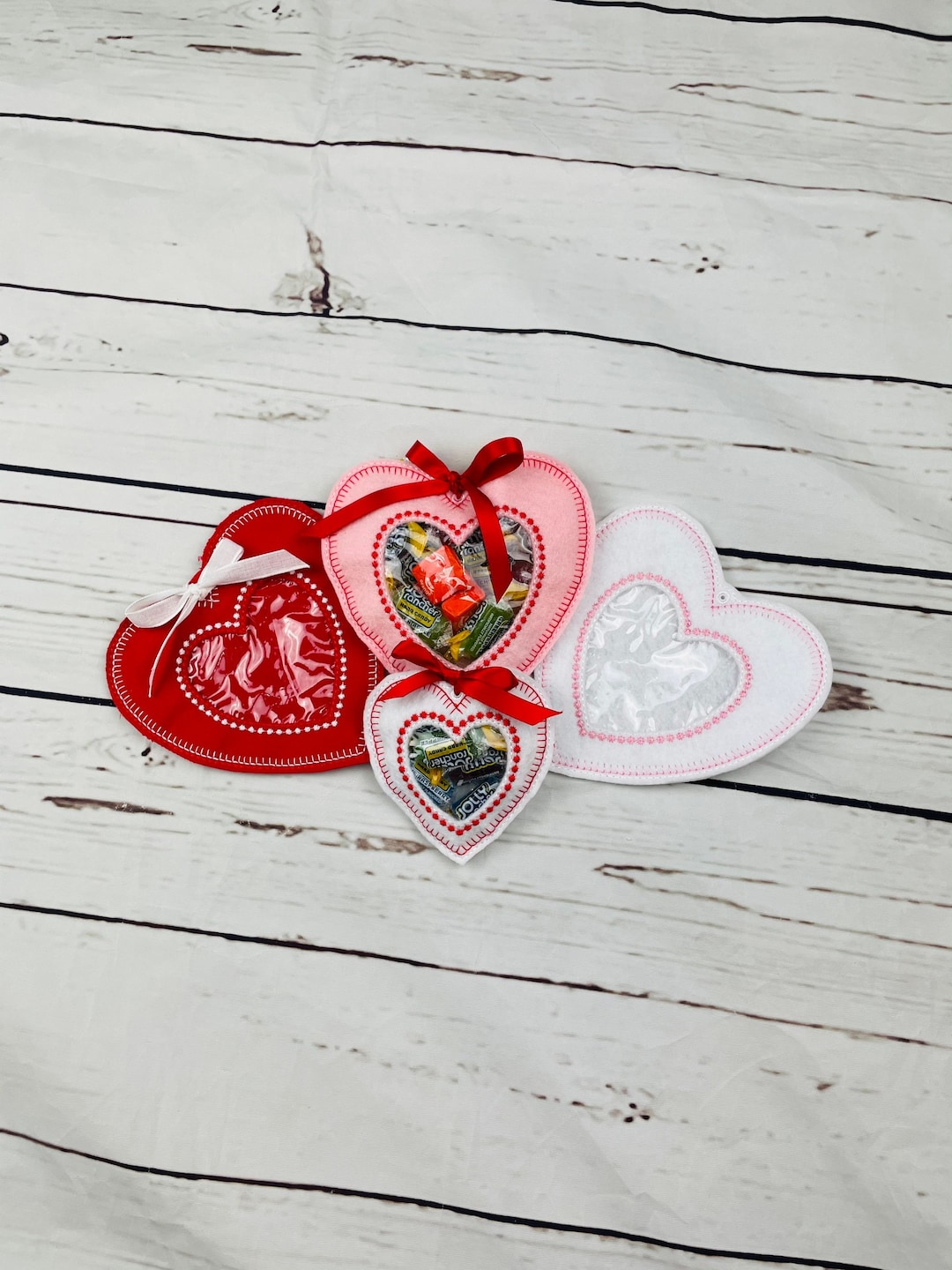 Valentines Treat Bag, Peek-a-boo Bag, Valentines Favor Bag, Class Favor ...