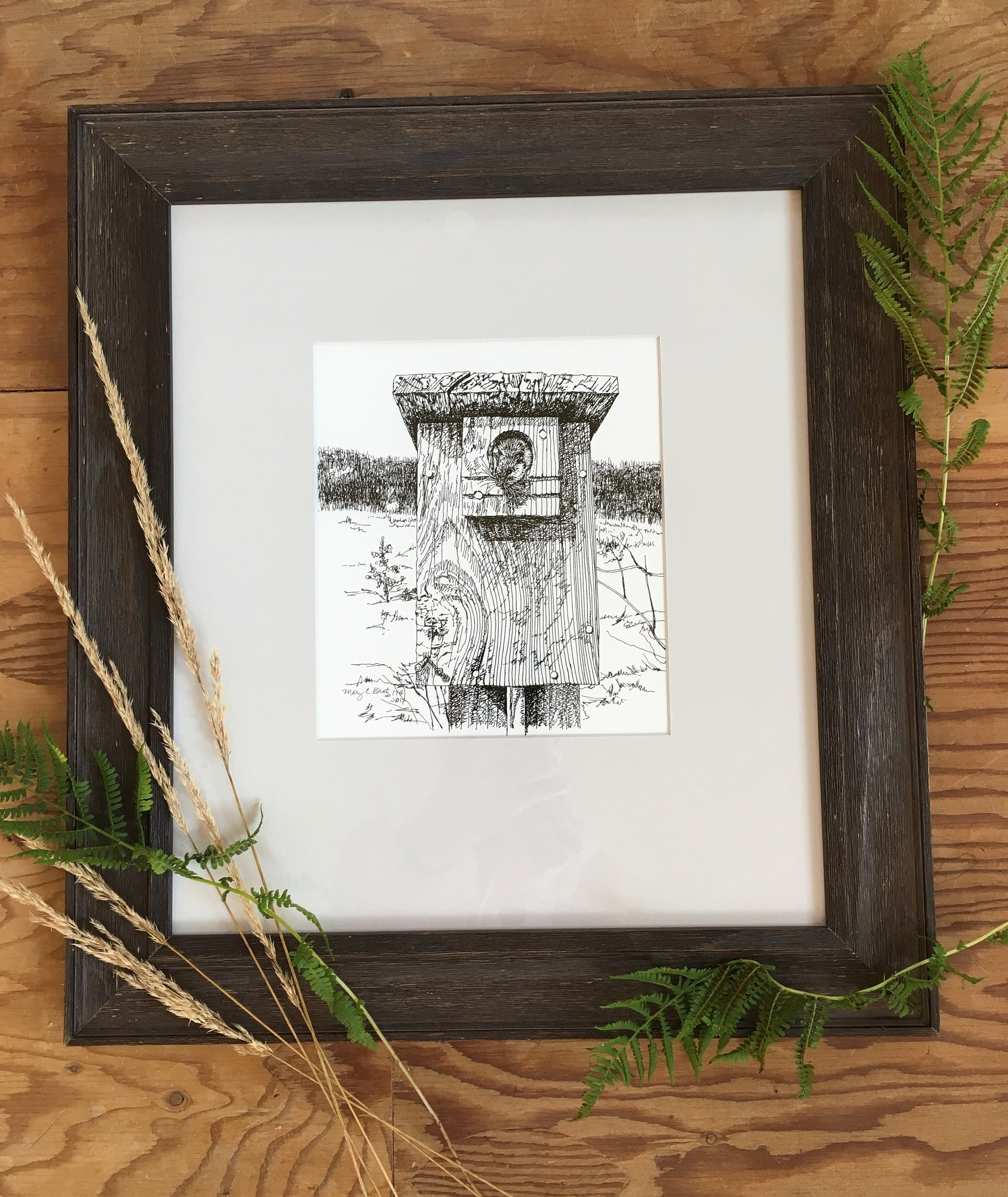 White-footed Mouse Pen and Ink Print - Etsy