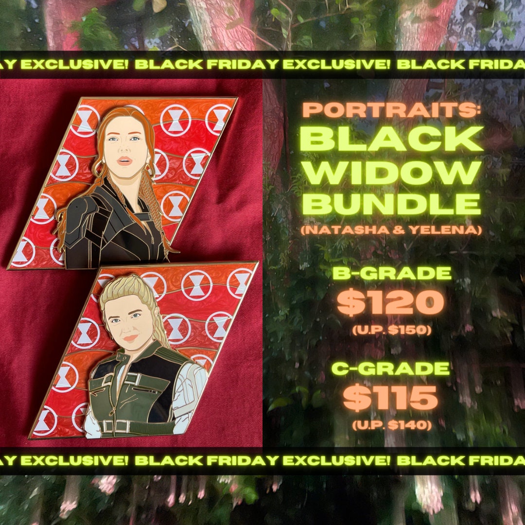 BUNDLE: Black Widows Natasha & Yelena portraits - Etsy