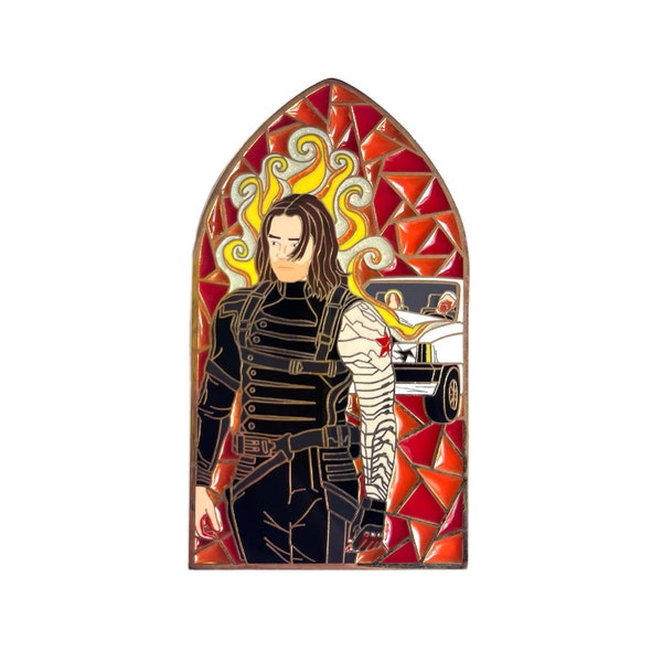 Winter Soldier Pin - Etsy