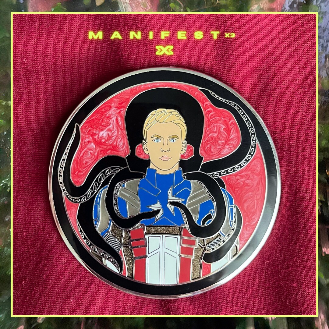 Captain America captain Hydra Enamel Pin Marvel - Etsy