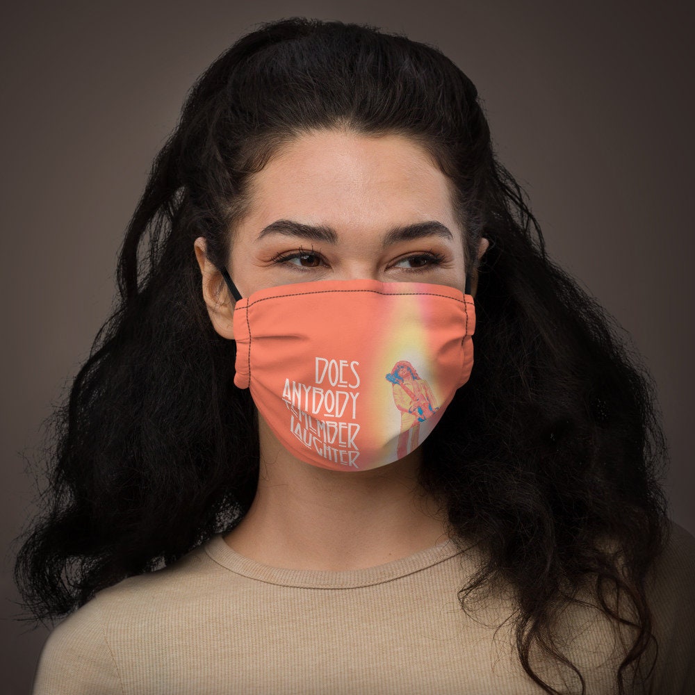 Led Zeppelin Remember Laughter Premium Face Mask, Rock Band Face Mask ...