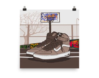 Sneaker Box Wall Art Poster - Etsy