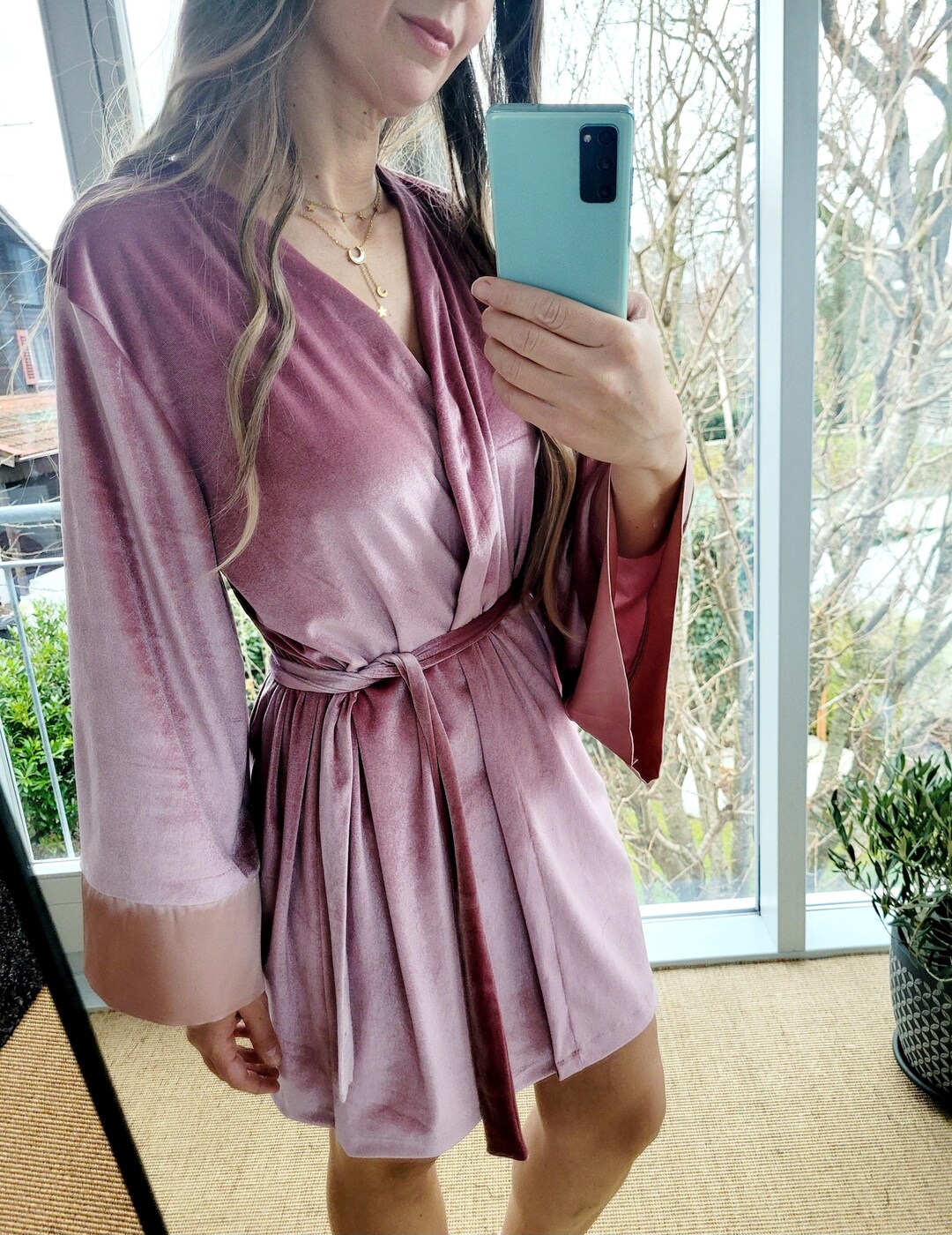 Velvet Kimono Women, XXL Kimono Women, Velvet Duster, Velvet Robe - Etsy