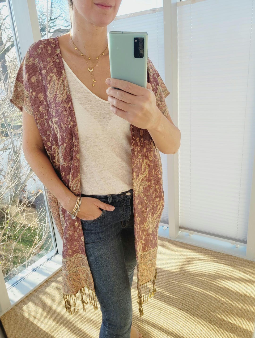 Light Pink Vest, Bohemian Cover Up, Res Vest, Festival Vest, Plus Size ...