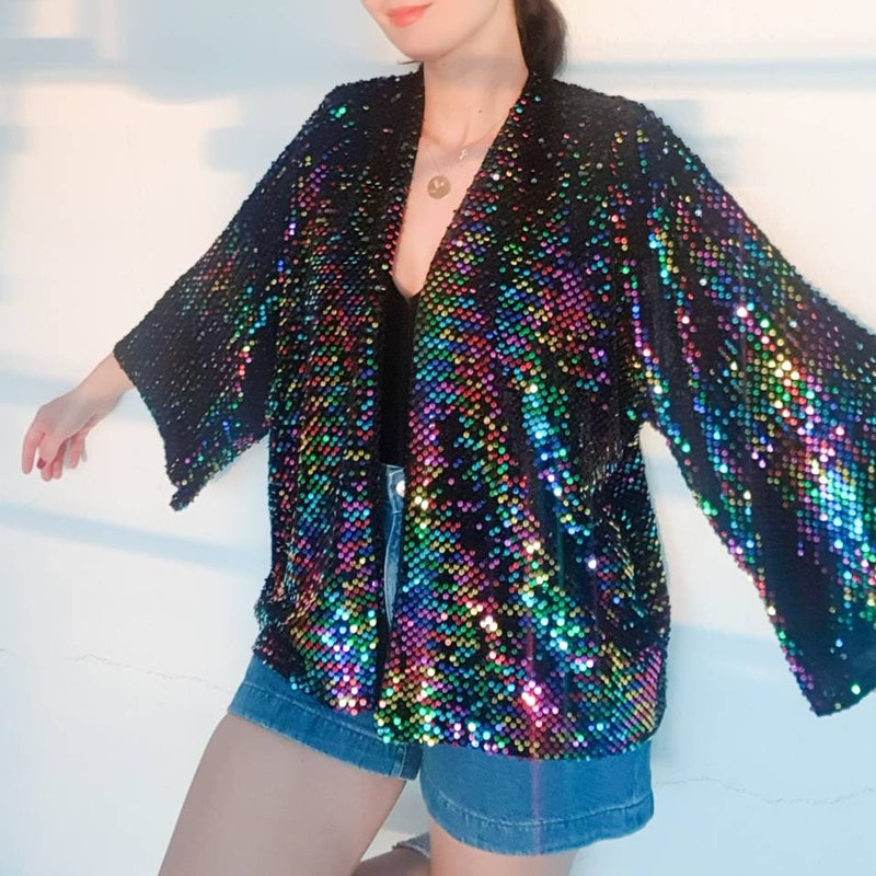 Sequin Jacket - Etsy
