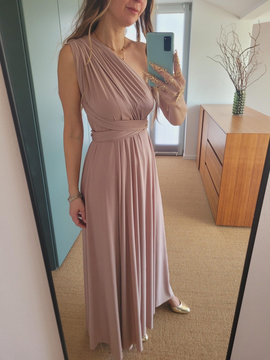 Sage Green Infinity Dress - Etsy