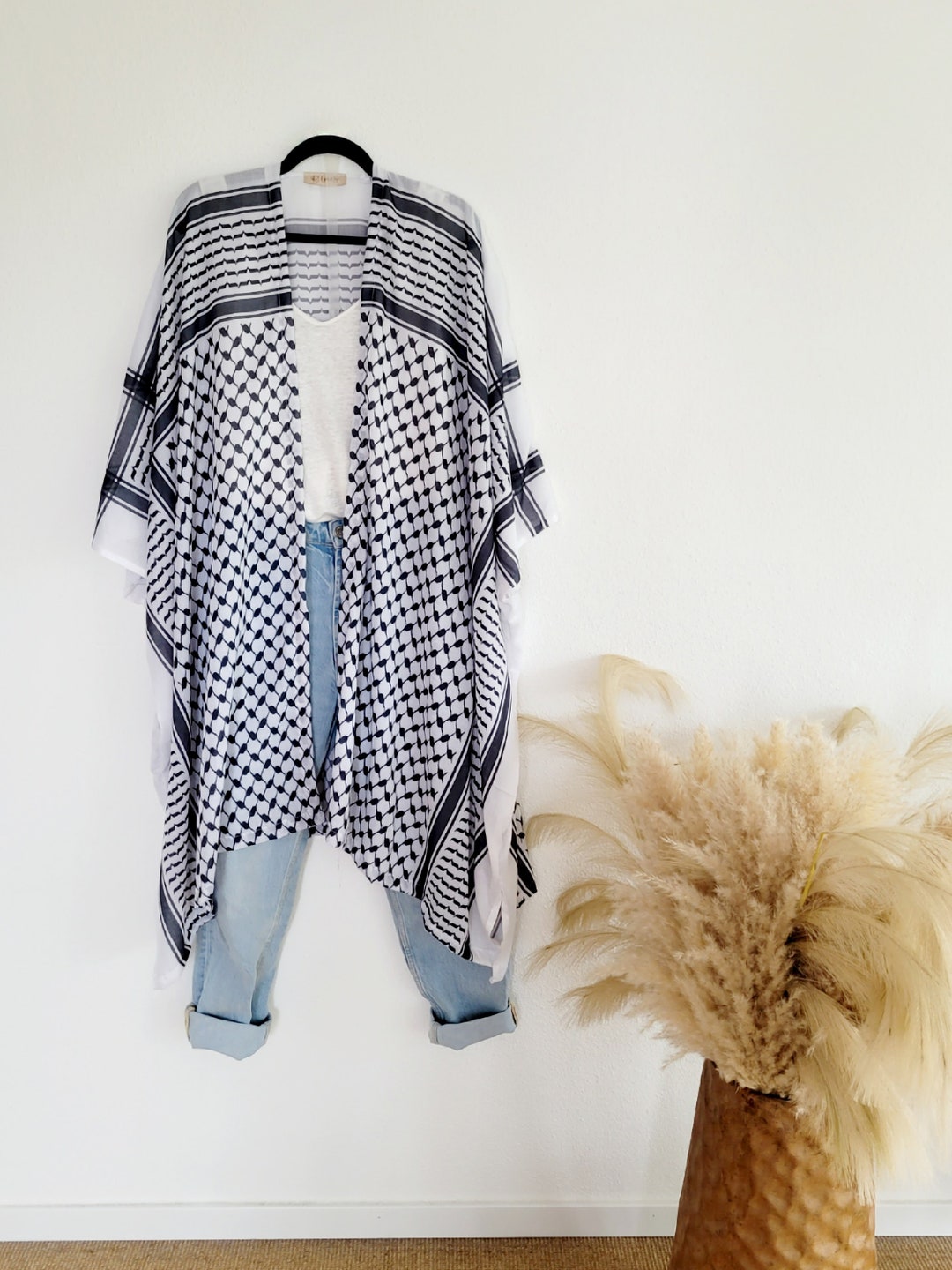 Unisex Palestinian Print Cardigan, Palestine Kimono, Men Light Cardigan ...