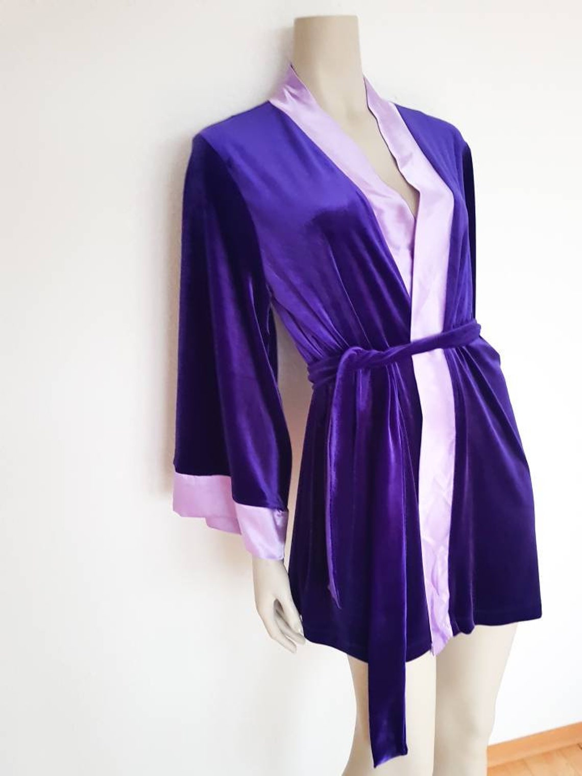Velvet Kimono Women, XXL Kimono Women, Velvet Duster, Velvet Robe - Etsy