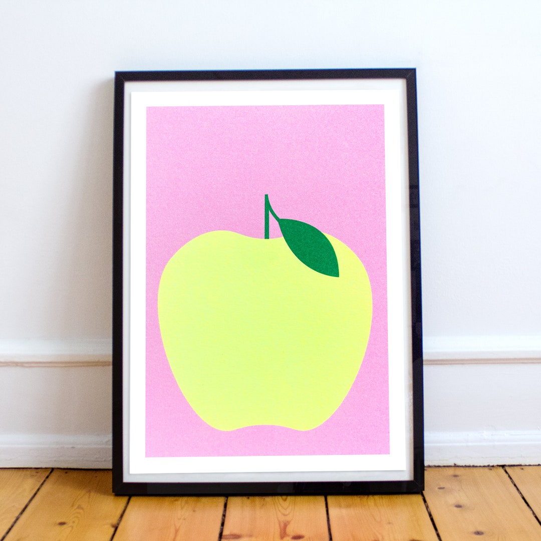 Artprint Poster Apple Print Art Print Mural Picture Wedding Gift Art ...