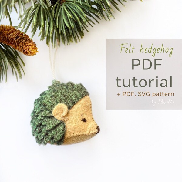 Hedgehog Sewing Pattern PDF Woodland Forest Stuffed Animal - Etsy Canada