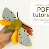 Spring Felt Striped Bug PDF Pattern Download, Sewing Tutorial - Etsy