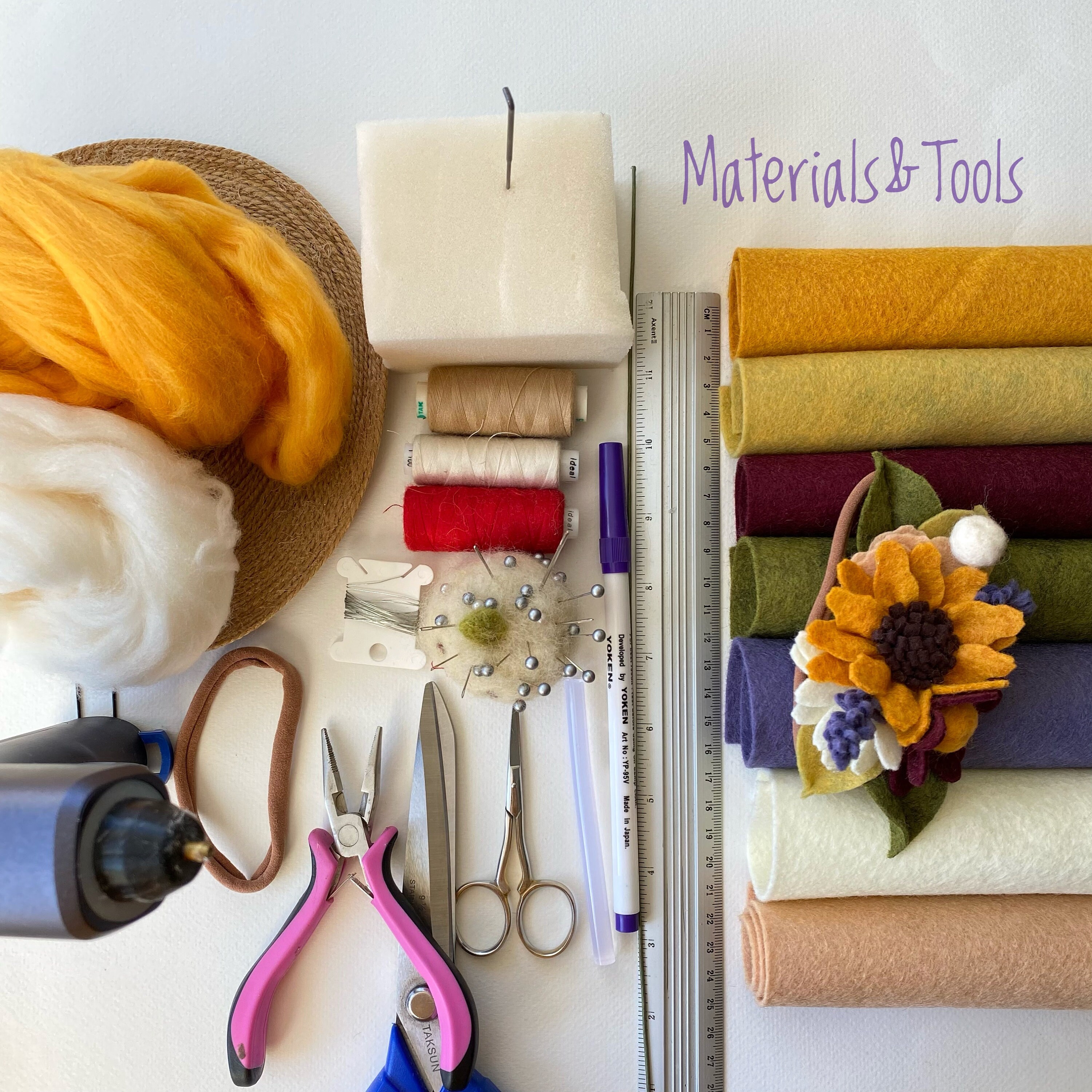 Fall Sunflower Crown Video Tutorial PDF SVG EPS Pattern - Etsy