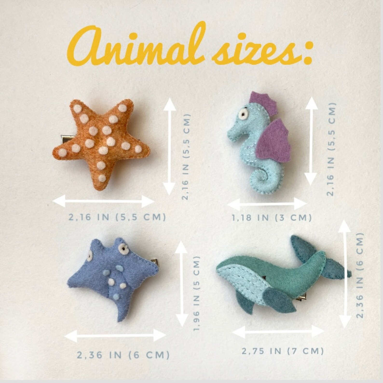 Sea Animal Clasp Set Video Tutorial PDF SVG EPS Pattern - Etsy