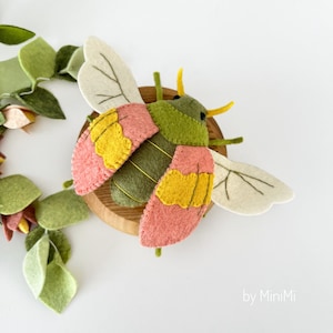Felt Realistic Interior Beetle Cute Bug Sewn Spring Insect. - Etsy UK