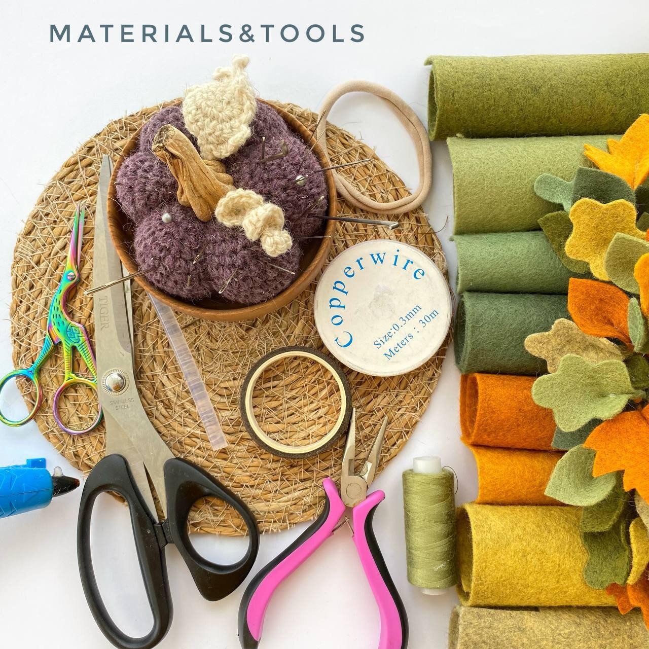 Fall Leaves Felt Crown Video Tutorial PDF SVG Pattern - Etsy