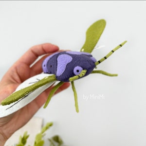Spring Felt Beetle Set Ladybug, Stink Bug PDF Pattern Download, Sewing ...