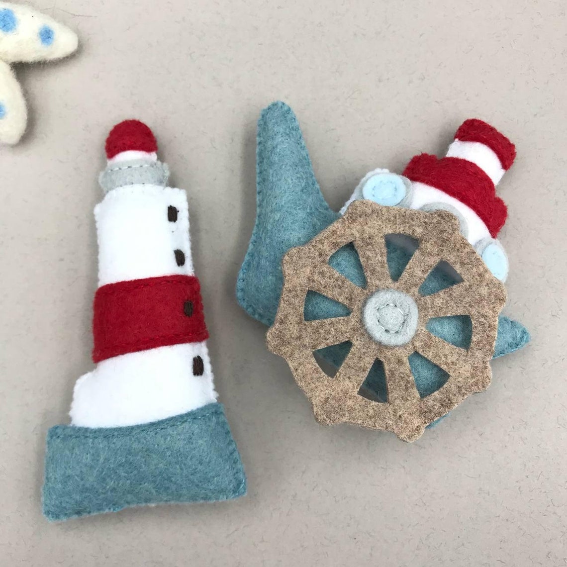 Nautical Ship and Lighthouse Pdf Pattern. Sewing Tutorial. - Etsy