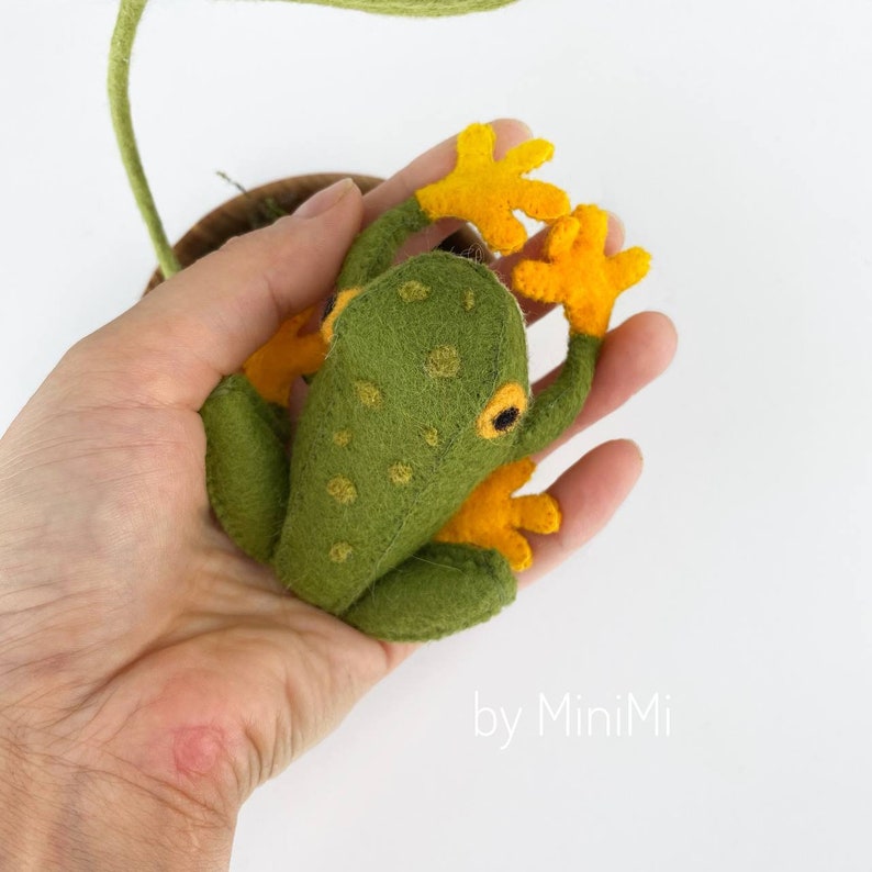 Tropical Felt Frog PDF Pattern Download Sewing Tutorial - Etsy