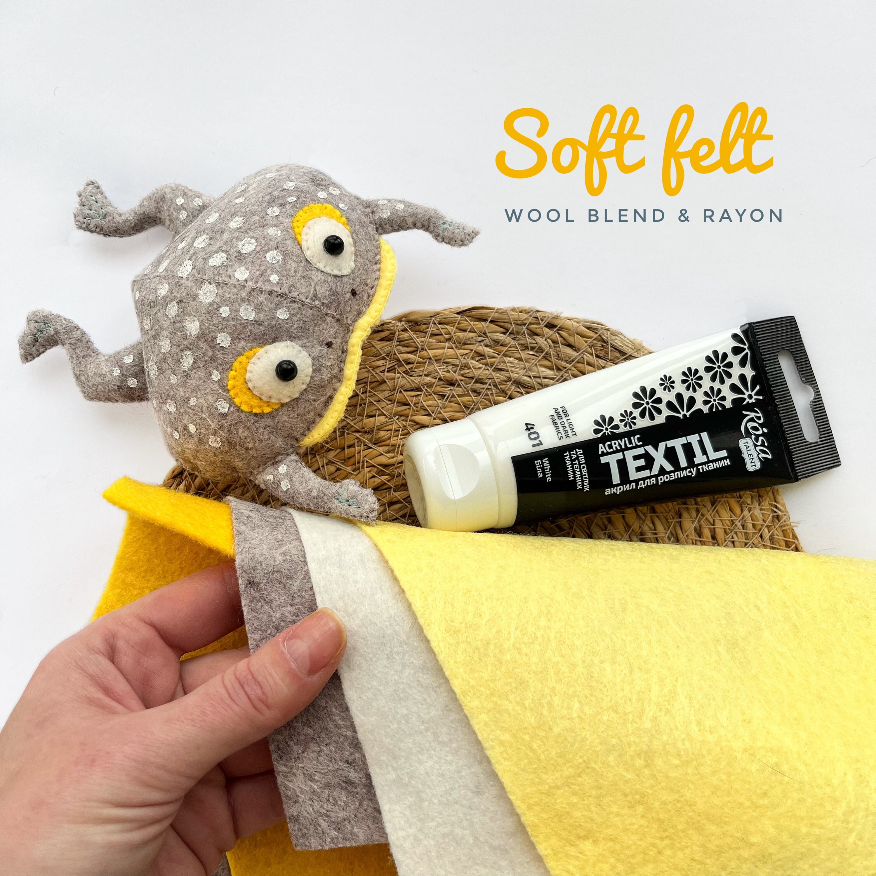 Felt Swamp Toad Sewing KIT. Craft Box, Supplies Included DIY - Etsy