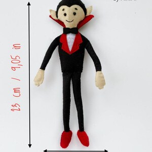 Halloween Felt Vampire PDF Pattern Download, Sewing Tutorial - Etsy