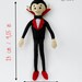 Halloween Felt Vampire PDF Pattern Download, Sewing Tutorial - Etsy