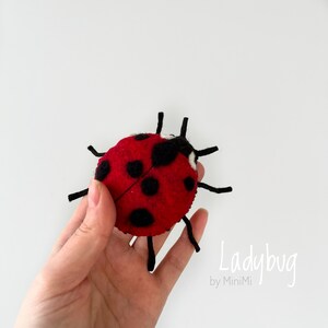Felt Ladybug PDF Pattern Download, Sewing Tutorial - Etsy