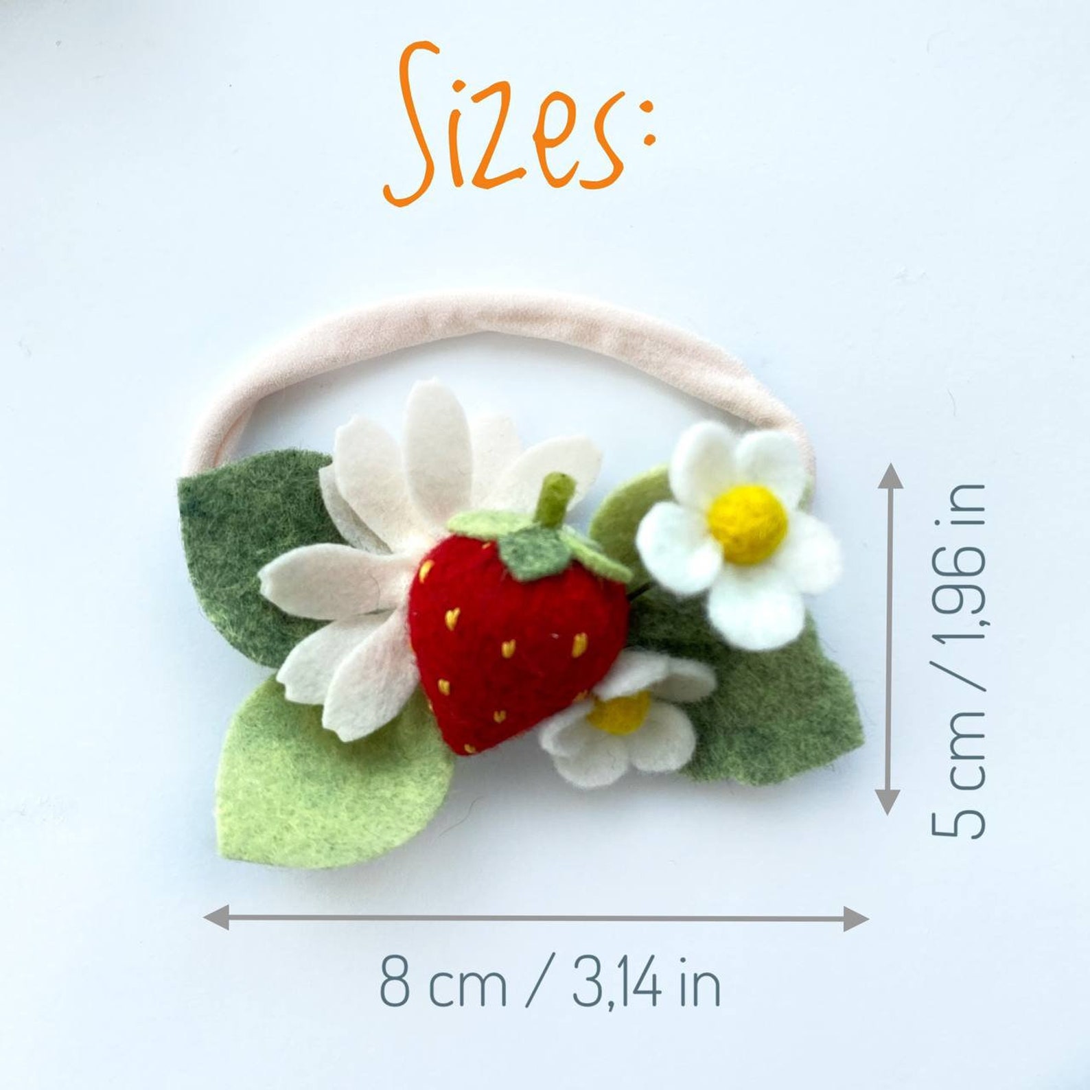 Strawberry Fruit Crown PDF Pattern Download Sewing Tutorial - Etsy