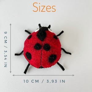 Felt Ladybug PDF Pattern Download, Sewing Tutorial - Etsy