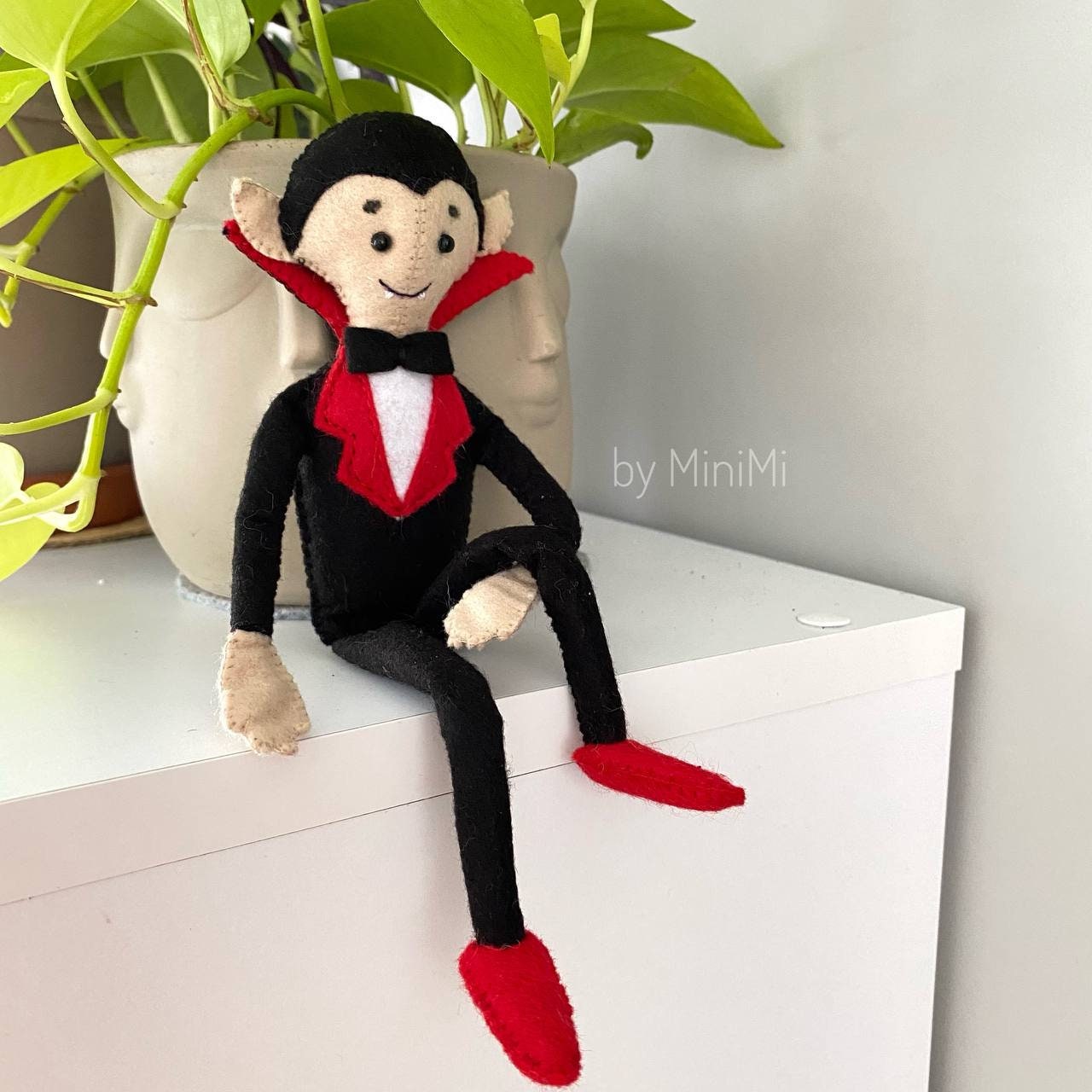 Halloween Felt Vampire PDF Pattern Download, Sewing Tutorial - Etsy