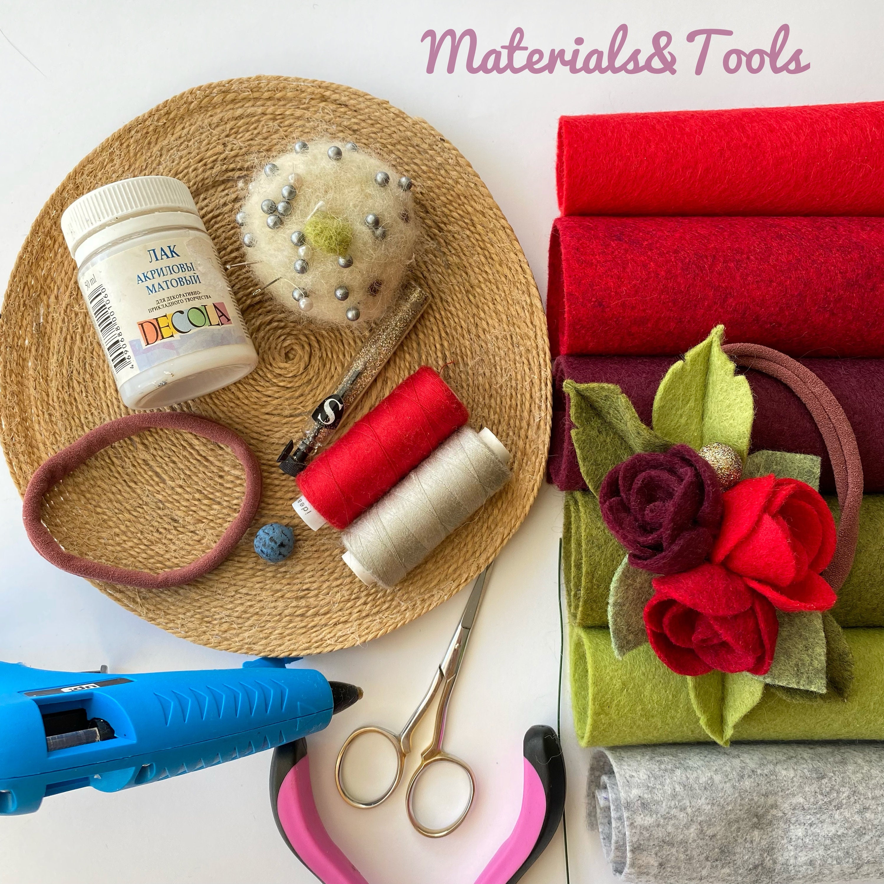 Xmas Red Shade Rose Crown Video Tutorial PDF SVG EPS - Etsy