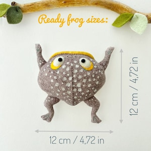 Swamp Felt True Toad PDF Pattern Download, Sewing Tutorial - Etsy
