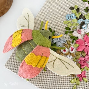 Spring Felt Beetle PDF Pattern, DIY Insect Sewing Tutorial, SVG ...