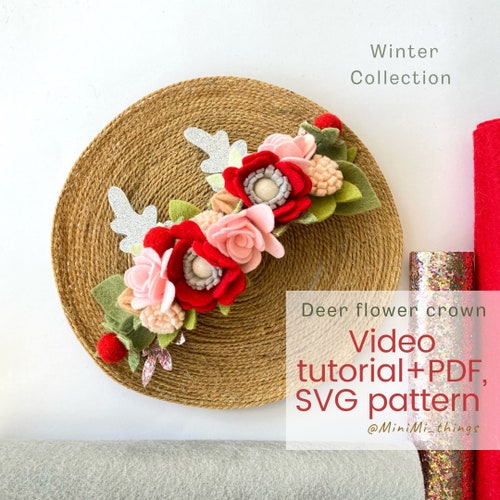 Felt Wisteria Flower Twig Video Tutorial. PDF SVG Pattern - Etsy Felt Wisteria Flower Twig Video Tutorial. PDF SVG Pattern - Etsy