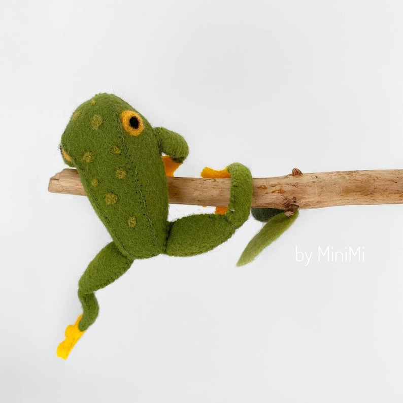 Tropical Felt Frog PDF Pattern Download Sewing Tutorial - Etsy