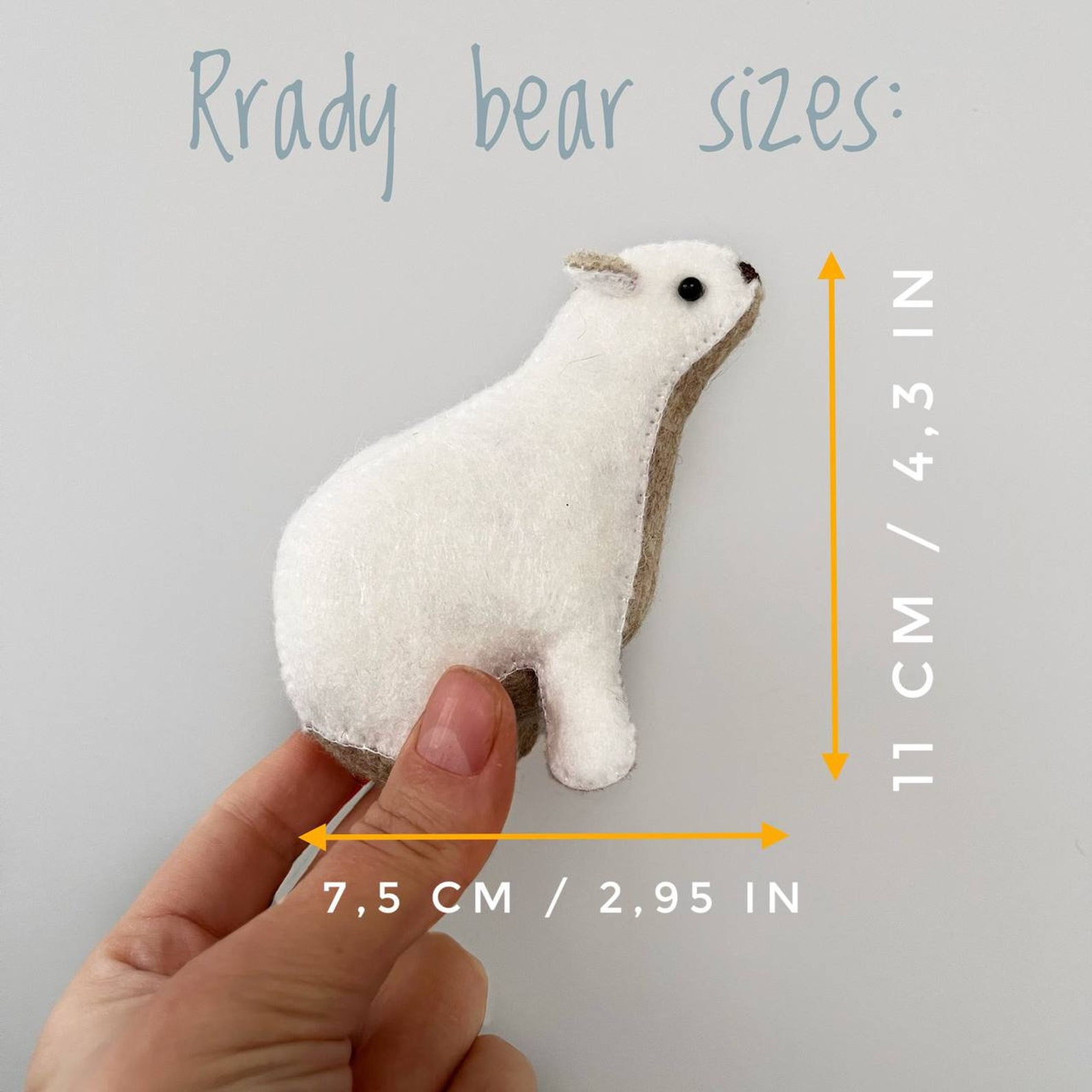 Felt Polar Bear and Penguins PDF Pattern Download Sewing - Etsy