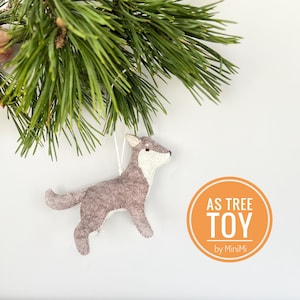 Woodland 3D Red Fox and Wolf PDF Pattern Download, Sewing Tutorial - Etsy